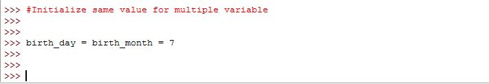 Python Variables & Constants