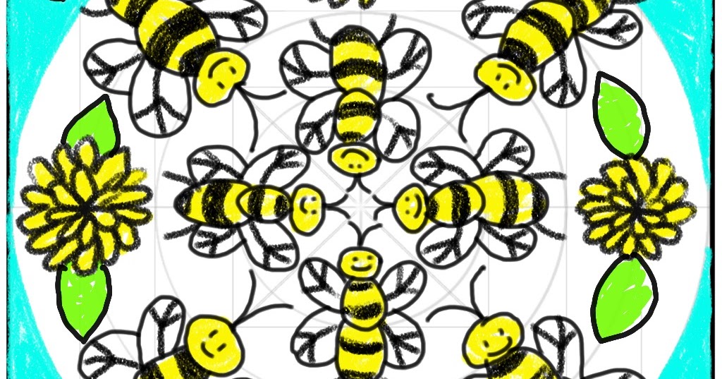 Art Sub Lessons: Insect Mandala - STEAM/STEM - Art Sub Lessons