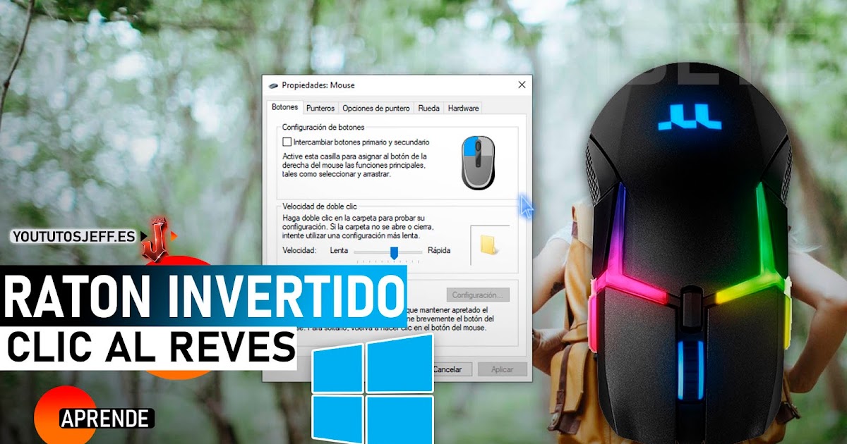 Los Botones del Raton(Mouse) Funcionan Al Reves | Raton Invertido ...