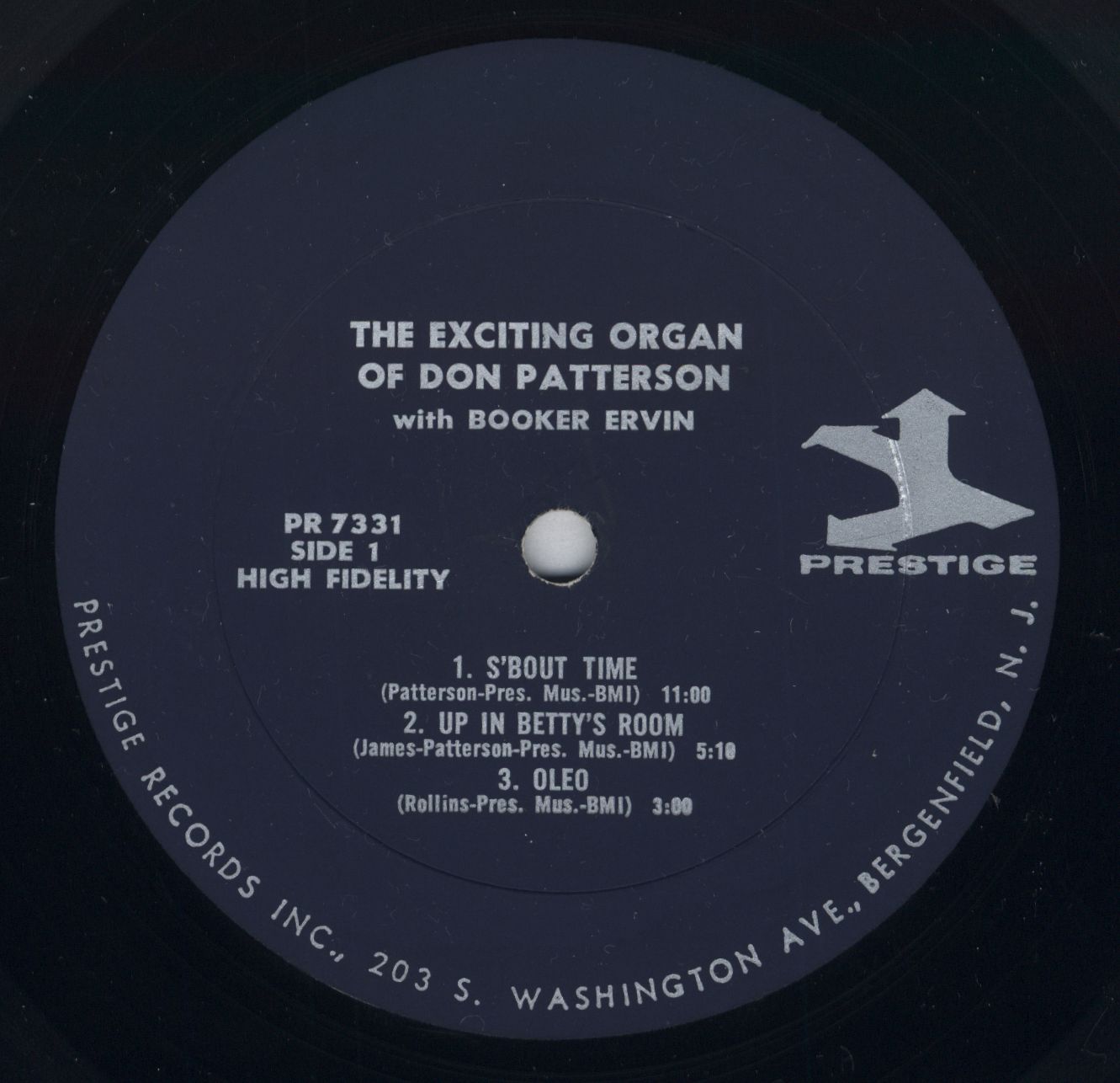 Don Patterson With Booker Ervin 1964 The Exciting New Organ Of Don ...