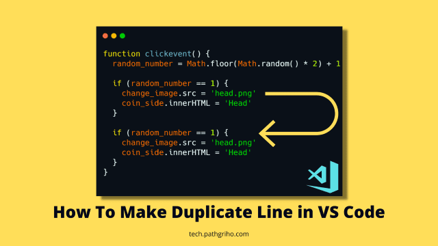 How To Make Duplicate Line in VS Code