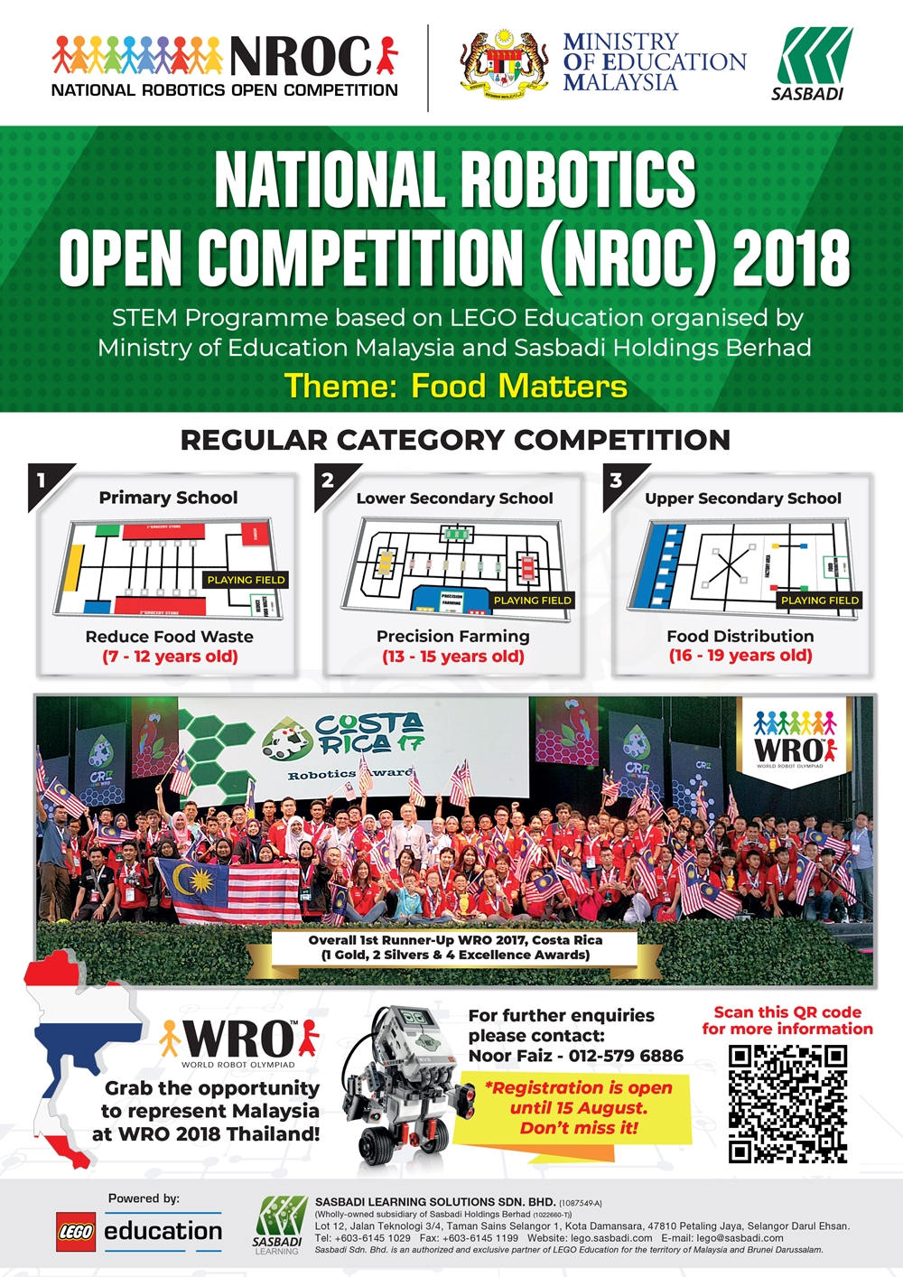 KGM: National Robotics Open Competition (NROC) 2018