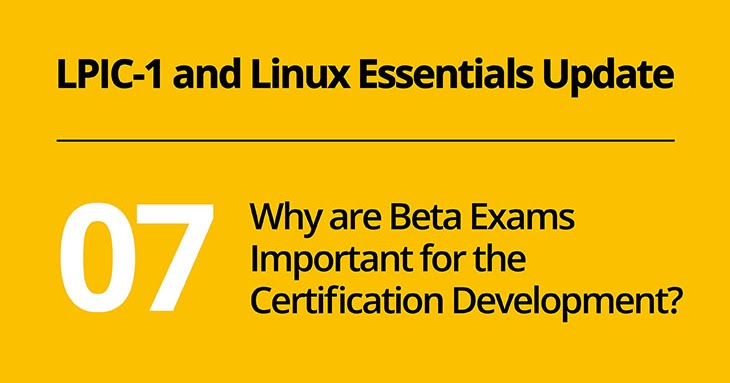 Why are Beta Exams Important for the Certification Development? | LPI ...
