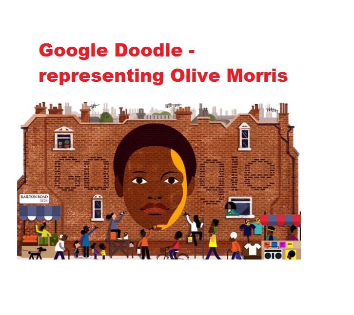 Google Doodle - representing Olive Morris