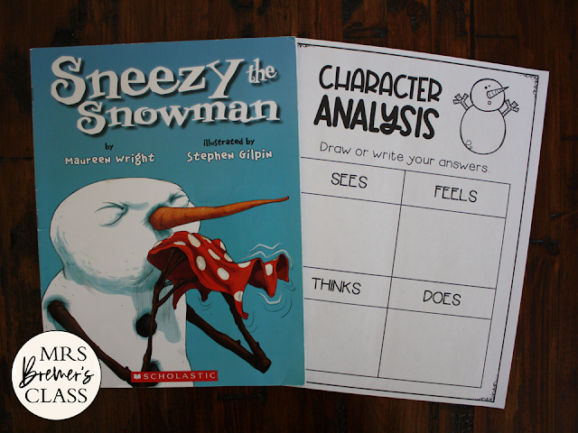 Sneezy the Snowman | Book Activities and Craftivity | Mrs. Bremer's Class
