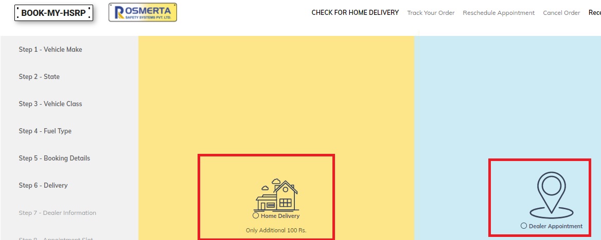 Booking HSRP (Number Plate & Colour - Coded Fuel Stickers) - Report On ...