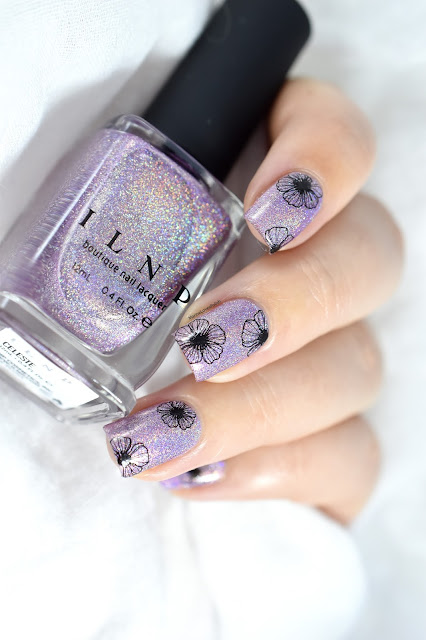 Nail art floral facile avec les Rub On Nail Decals de Bundle Monster