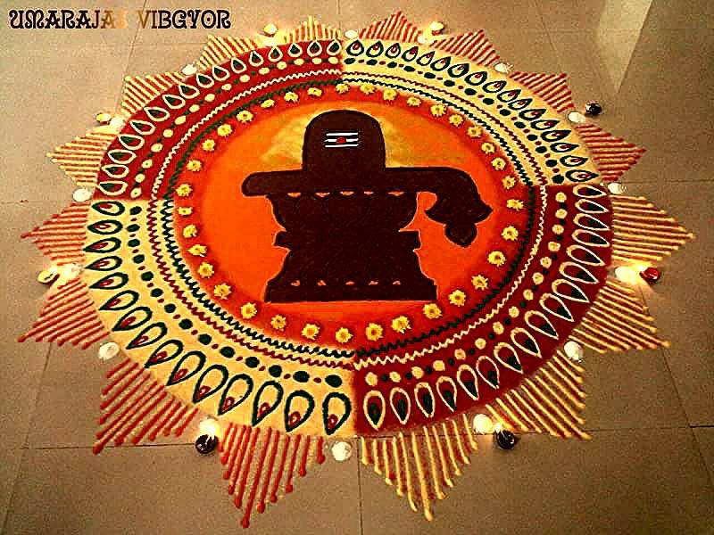 CHODAVARAMNET: 20+ Beautiful Easy Shiva Lingam Rangoli Designs With ...