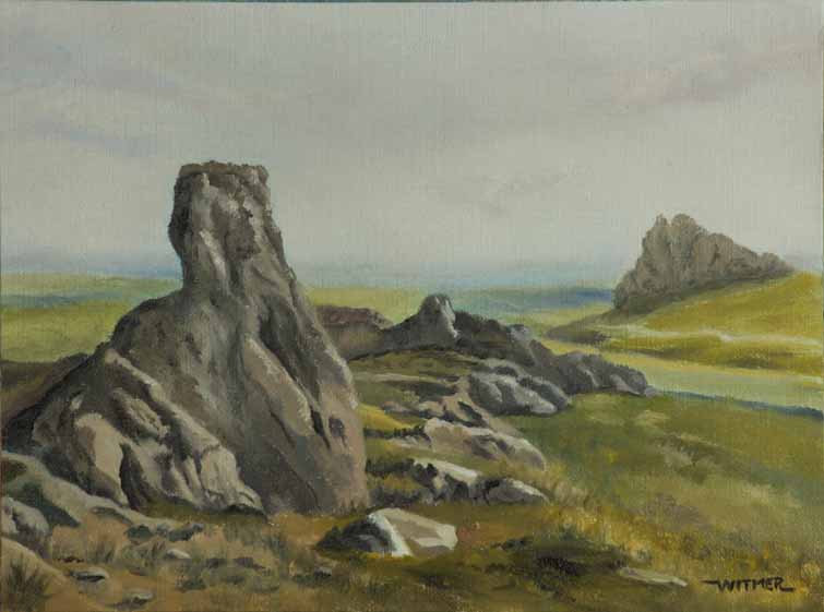 Kirk Witmer Fine Art: View from Middle Earth, landscape painting by ...