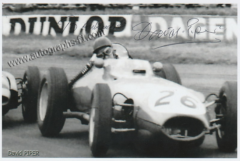 Autographs-F1: David PIPER