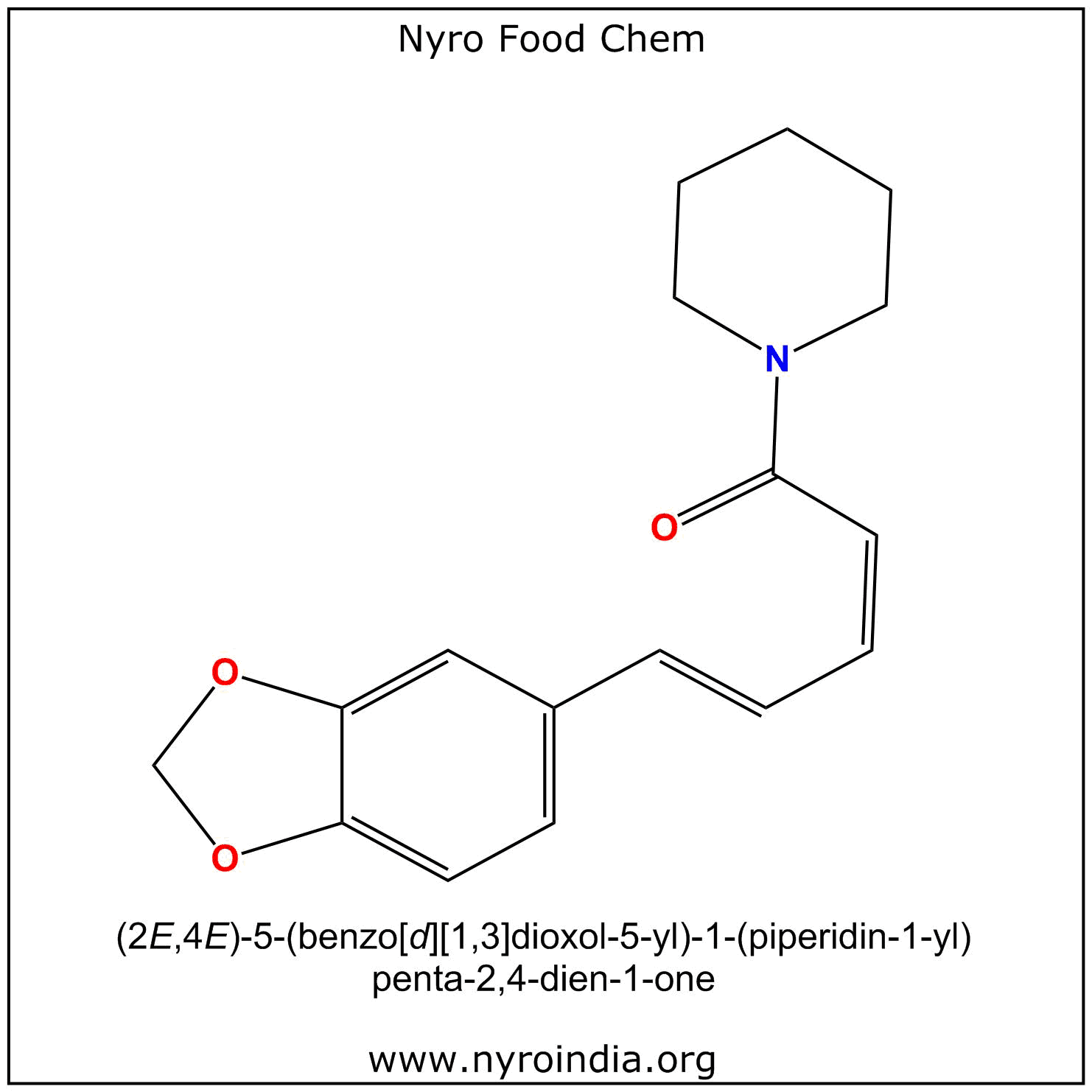 Nyro Food Chem: Pepper corn - Piper nigrum