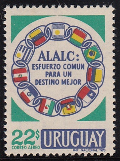 Uruguay en sus sellos postales: Asociación Latinoamericana de Libre ...