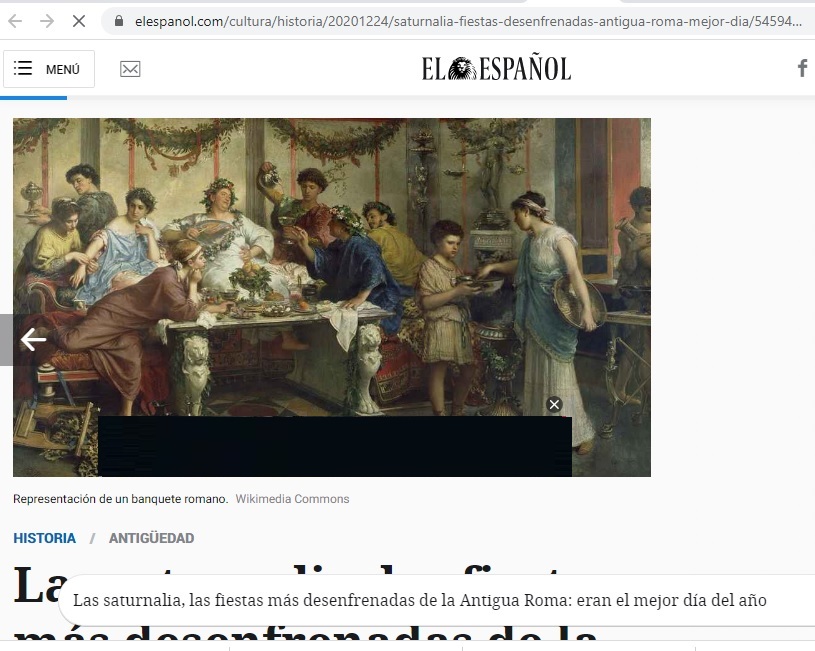 PUBLICADOS BRASIL: Saturnália - A festa mais desenfreada do Império Romano