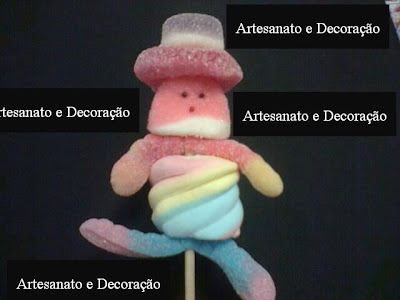 Artesanato, Decoração e boas ações: Boneco de Bala