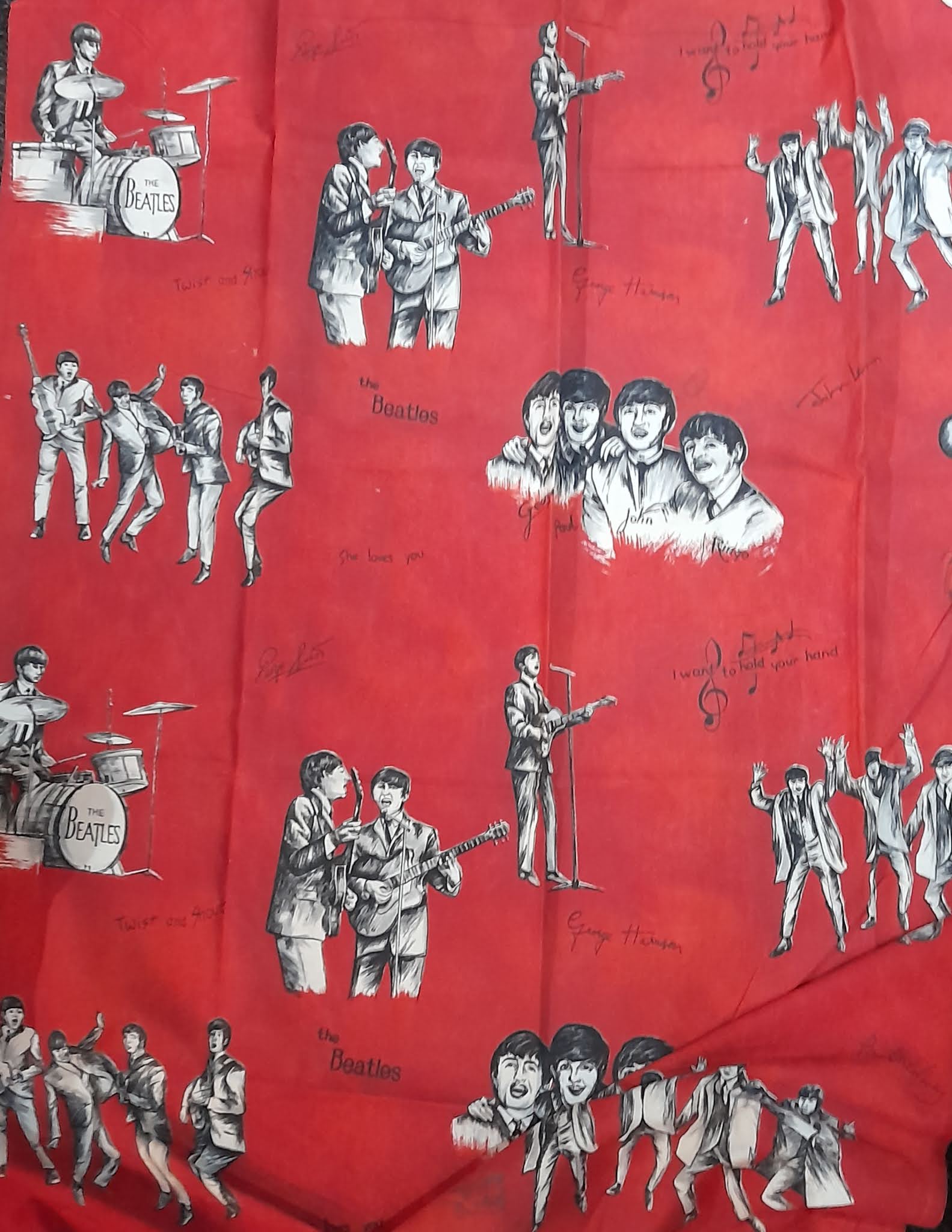 Liverpool Beatles Auction: Beatles Auction 2021 - Beatles Curtain Material