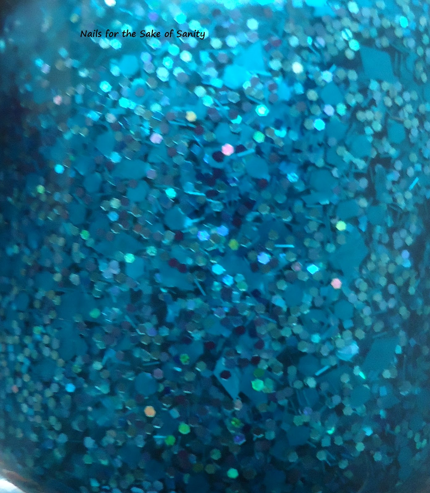 Nails for the Sake of Sanity: Rainbow Polish Teal Diamond: Swatches and ...