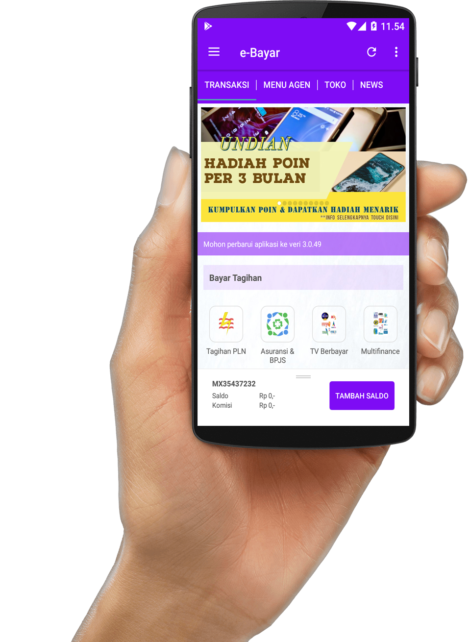 Aplikasi Pembayaran Tagihan Online Terpercaya e-Bayar - Heri Jaya