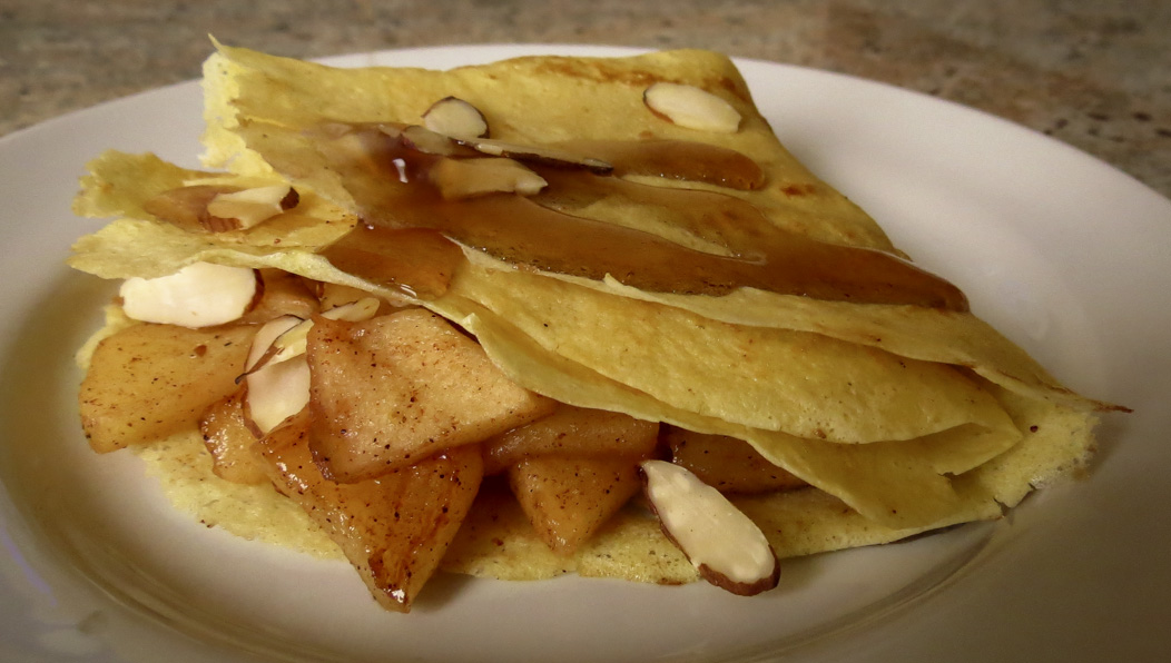 OnTheMove-In the Galley: Cinnamon Apple Crepes