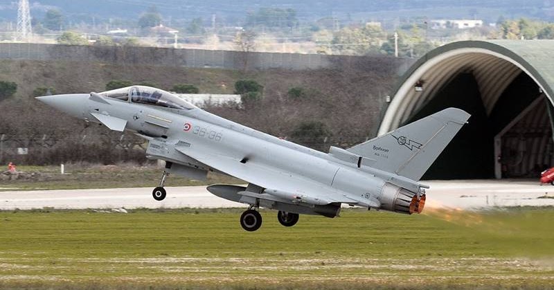 Italian Air Force involves nine different types of aircraft for a major ...