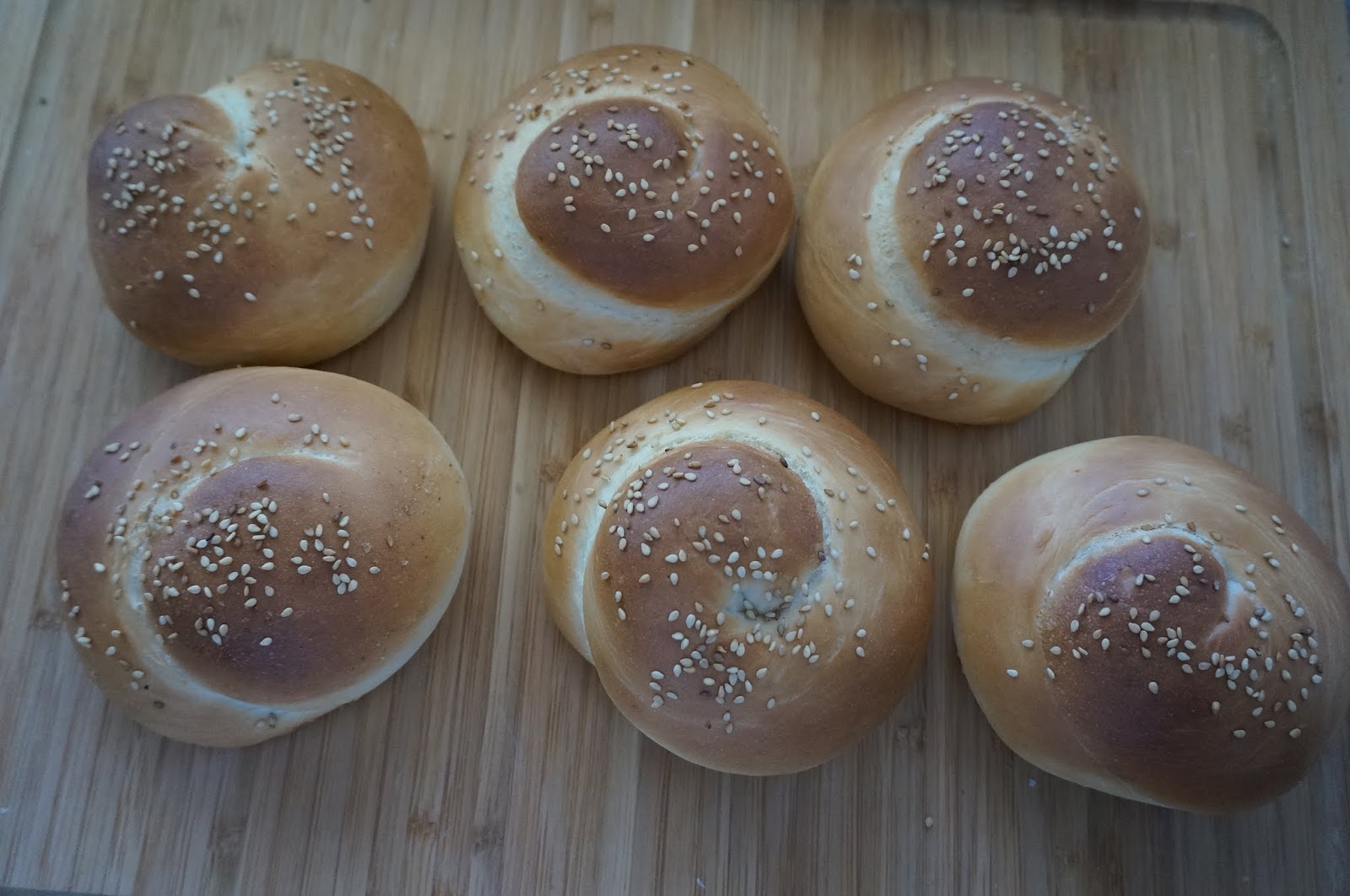 Pan cemita ~ Pasteles de colores