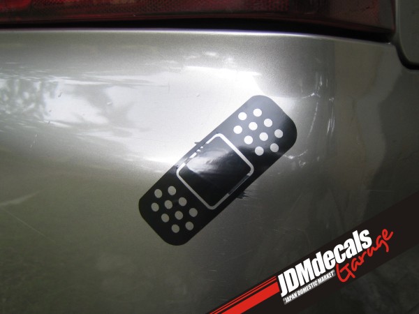 JDMdecals Garage: D-017 JDM Band Aid Decal V1
