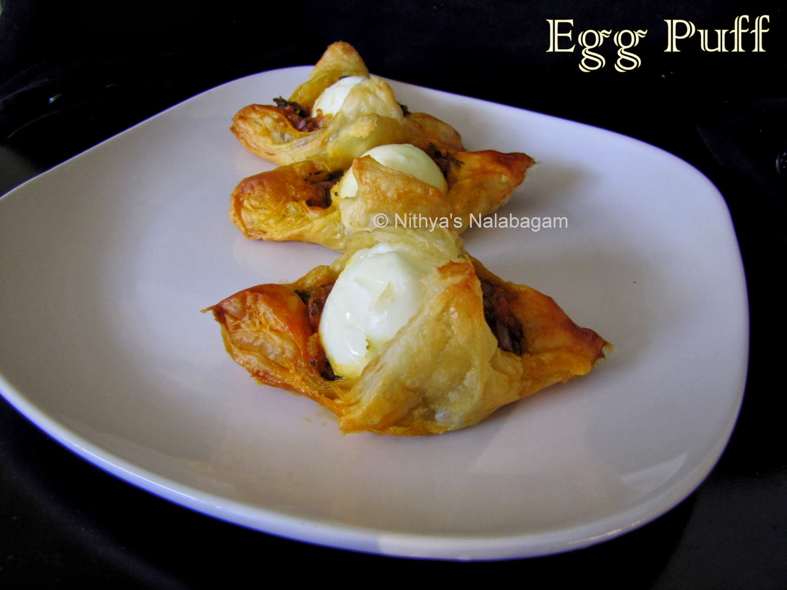 Egg Puffs | Step by step pictures |Nithya's Nalabagam