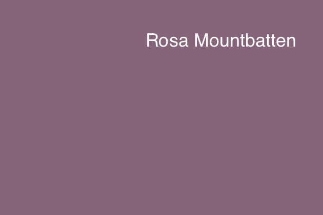 Rosa Mountbatten: Step 1: Il mio colore.