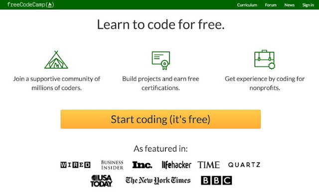 8 GREATEST WEBSITES FOR LEARNING CODING FOR FREE IN 2020 - Learn ...