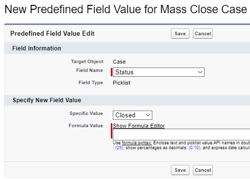 SimplySfdc.com: Salesforce: Mass Close Case