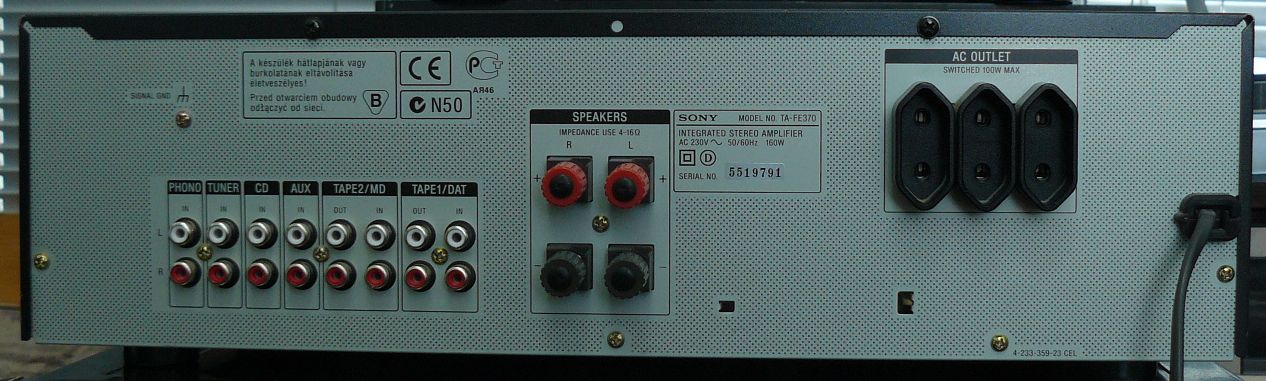 Sony TA-FE370 - Integrated Amplifier | AudioBaza