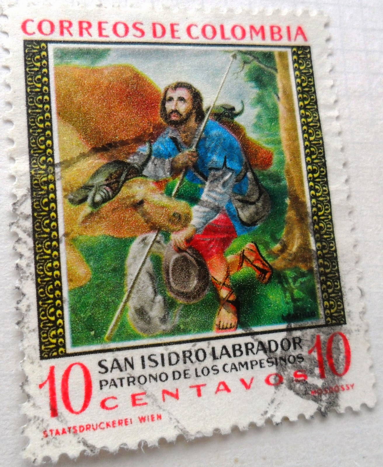 ATTICMARKETSHOP-OLD POSTCARDS-STAMPS : COLOMBIA STAMPS OLD COLLECTION ...