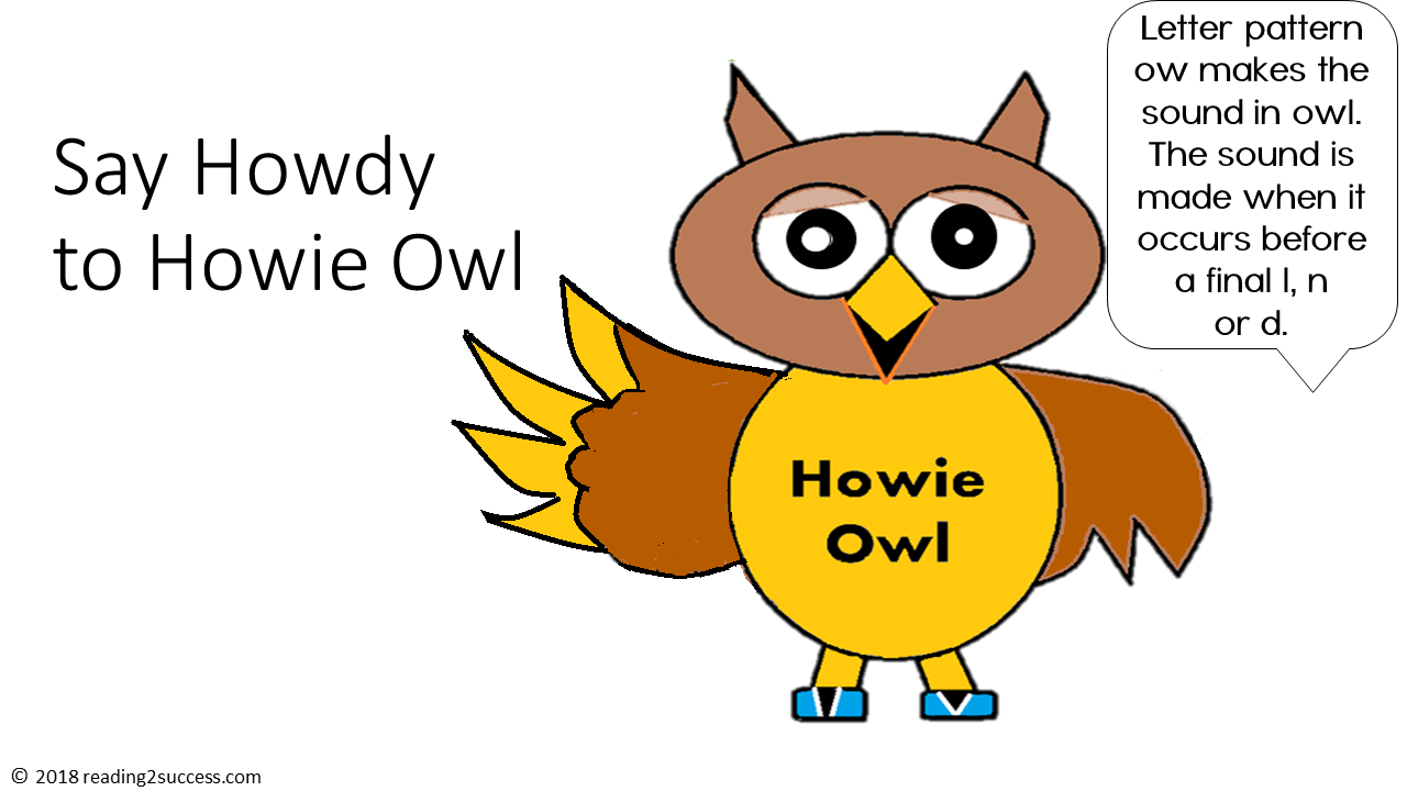 Reading2success: Ow as in Brown Cow and Howie Owl