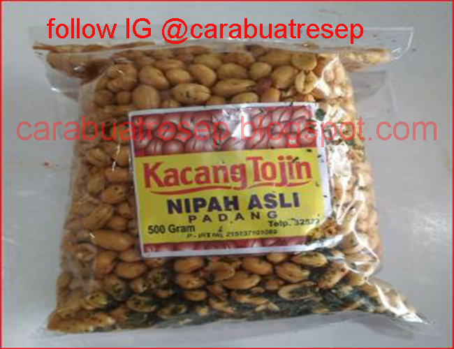 CARA MEMBUAT KACANG TOJIN KHAS PADANG | Resep Masakan Indonesia