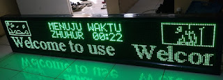 Jual Running Text Semarang | Led Display Semarang