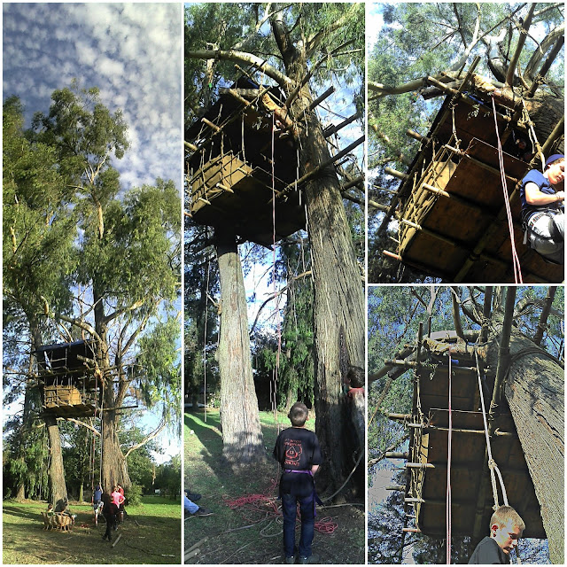 Ropes and Poles: Double Storey Treehouse