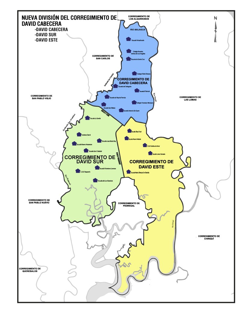 El baúl del historiador: Corregimiento de David Este, detalles ...