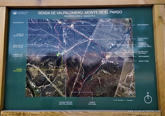 Ruta por Miradores del Monte de El Pardo en Madrid