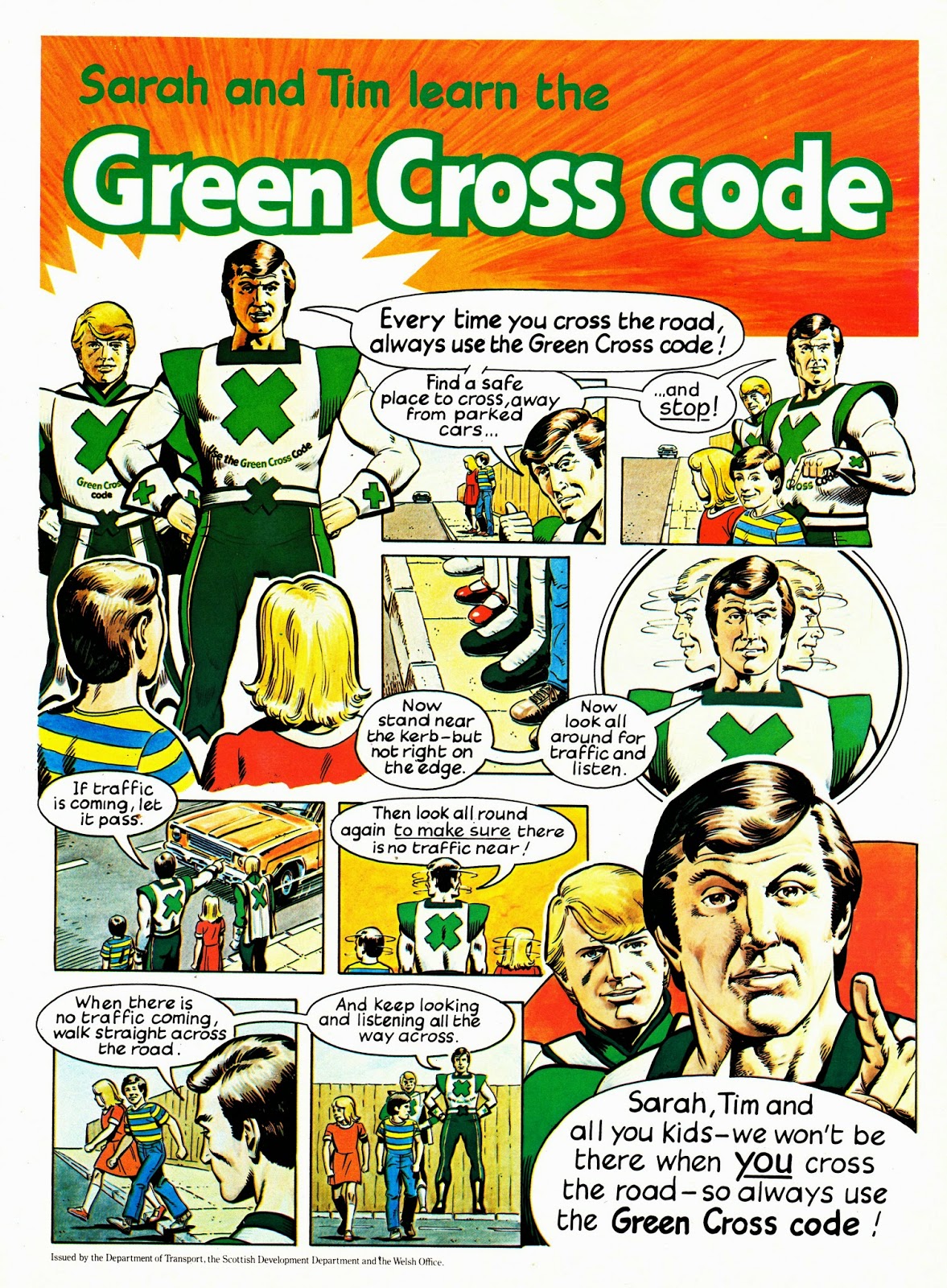 STARLOGGED - GEEK MEDIA AGAIN: 1978: THE GREEN CROSS CODE PRINT AD