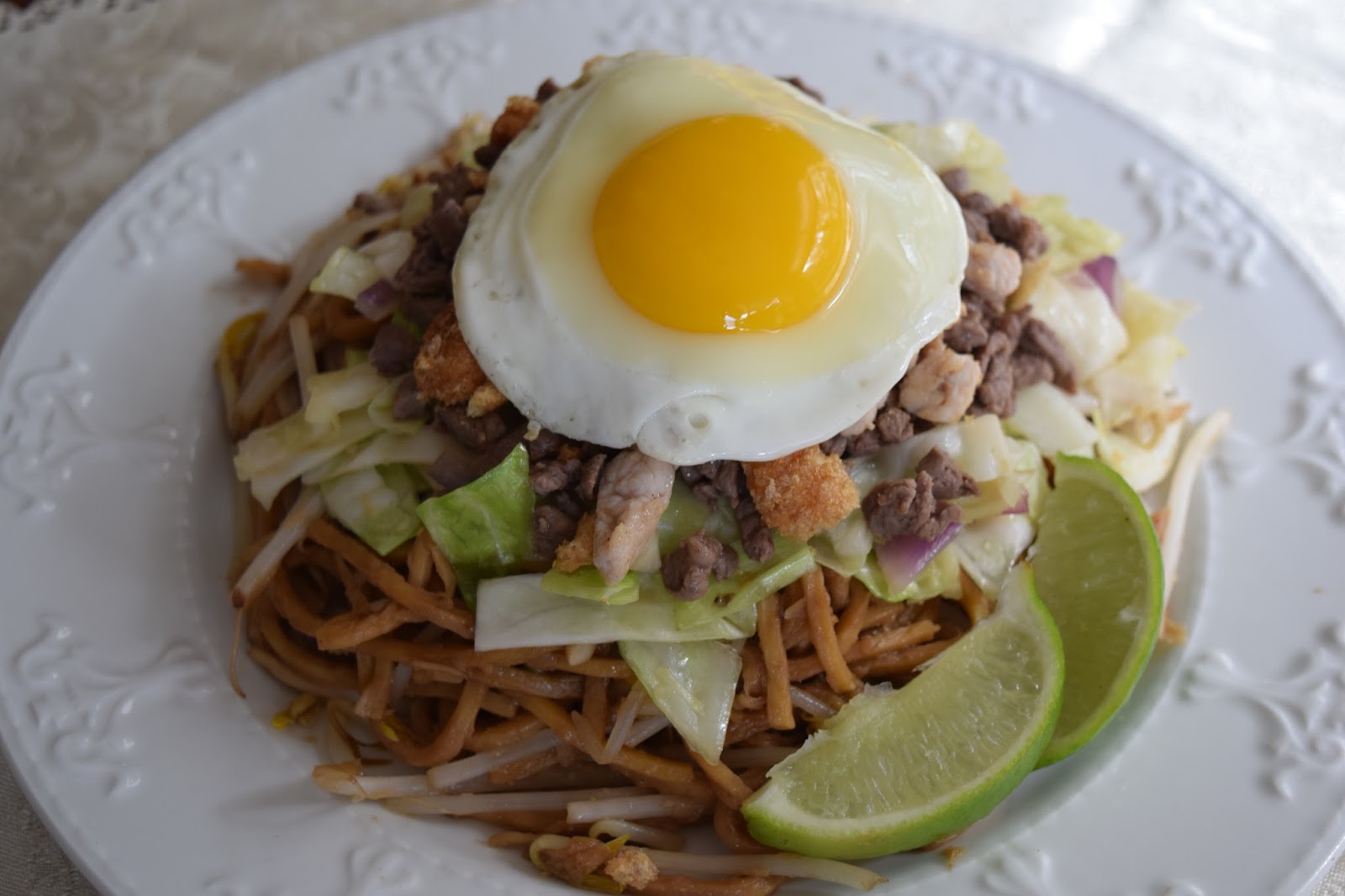 Filipino Food Aficionado: Pansit Batil Patung (Stir-Fried Noodles with ...