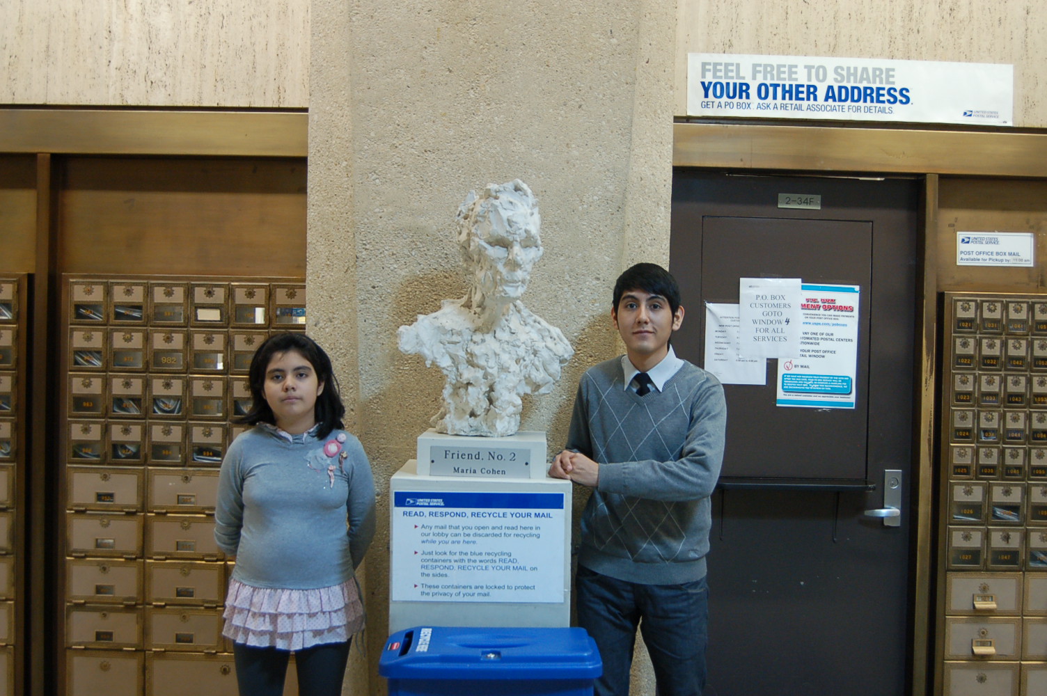 Gino & Leslie: Sculpture Obsessed Siblings: Maria Cohen. "Friend, No. 2"