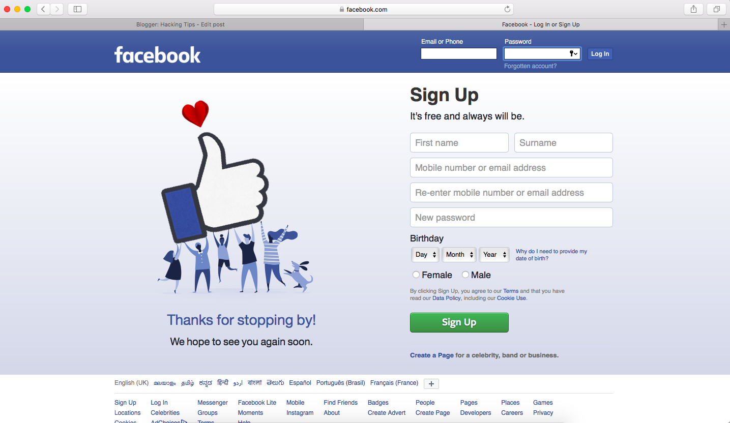 Track Your Facebook Login Location