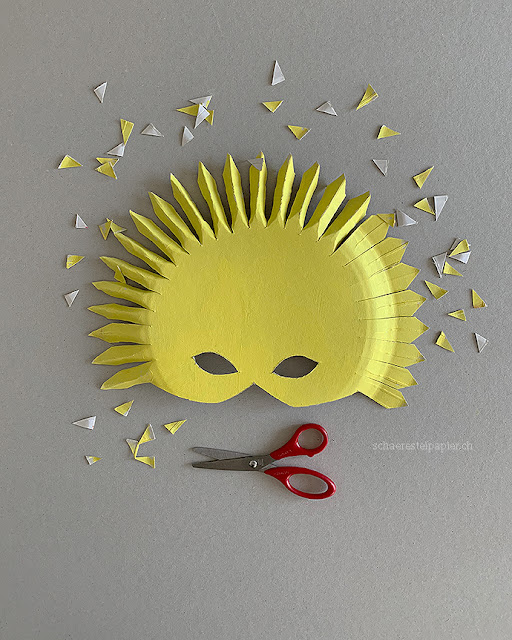 schaeresteipapier: Make a Sunflower Mask!