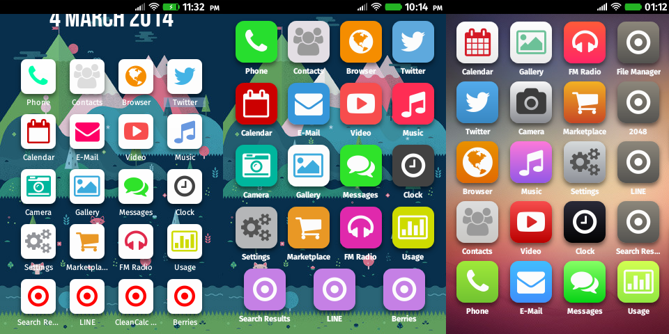 Homescreen en Firefox OS | Mundo Firefox OS