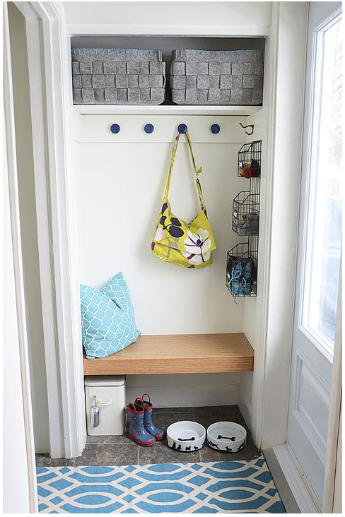 Repurpose A Hall Closet To Something Fun & Functional