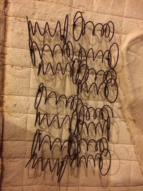 Homemade...with a special touch: Box Springs and Frame Repurposed