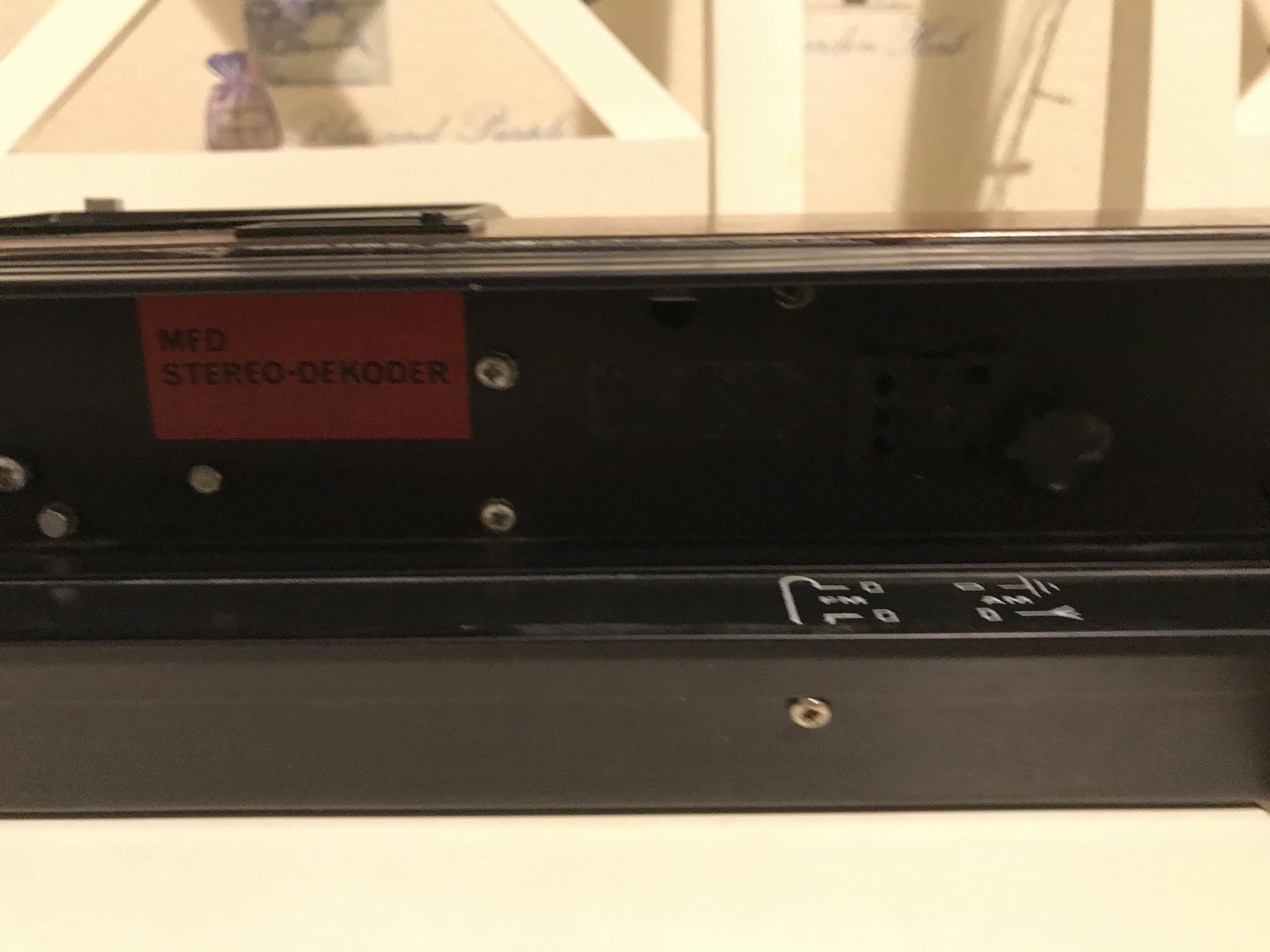 Infrequent Sound [sex.tex] technology: Radionette Soundmaster SM40-1C[T ...