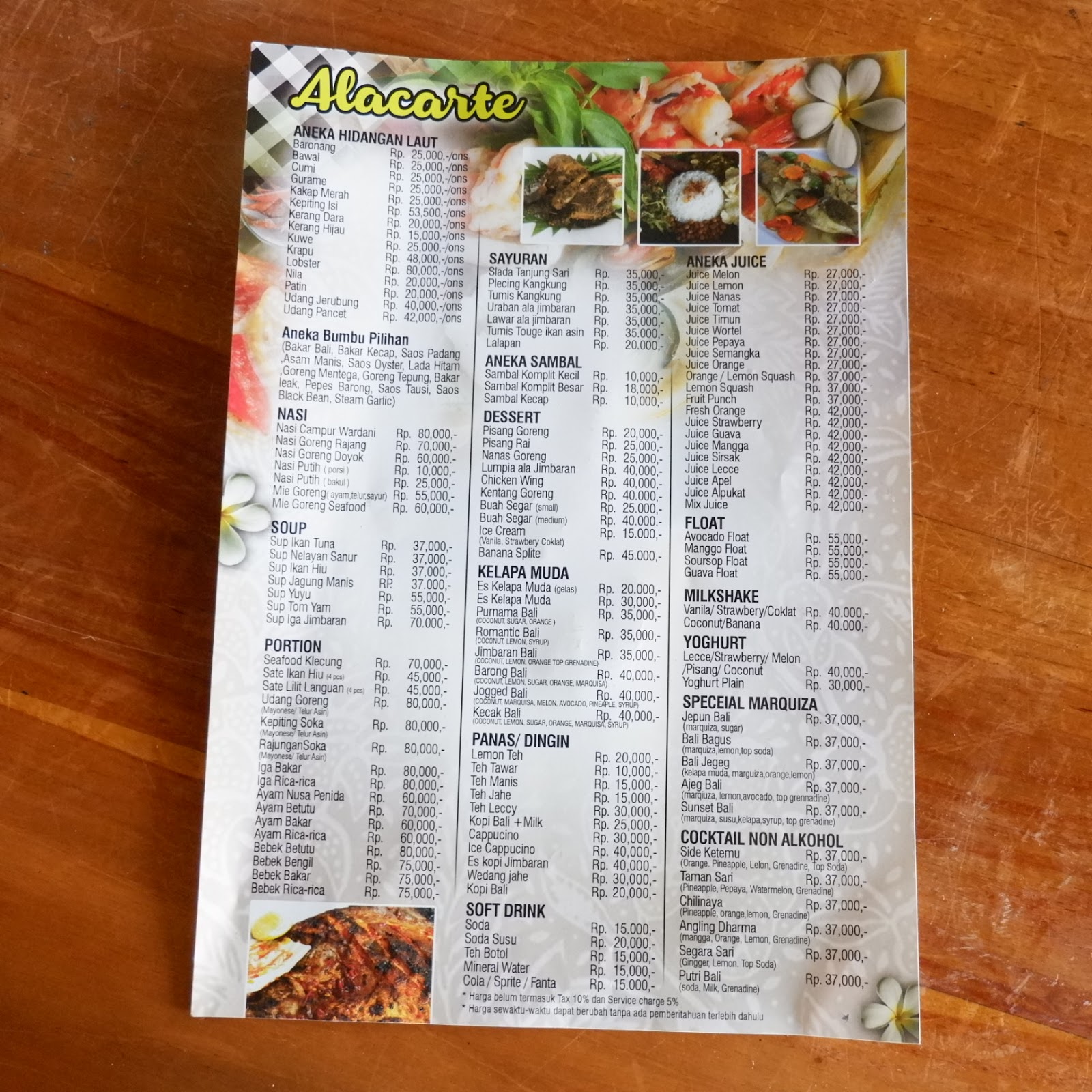 Review : Ancol Jimbaran Resto — Maya Rumi