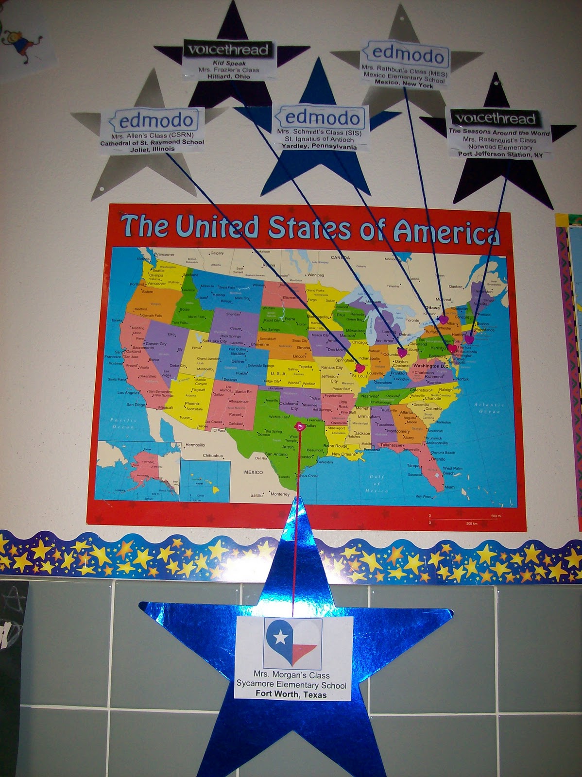 Louise Morgan: Our Global Classroom Project Map