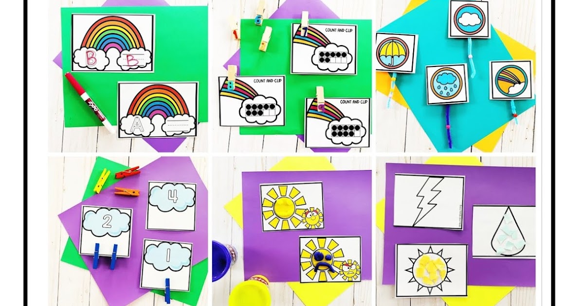 Weather Fine Motor for Preschool | Busy Hands and Minds