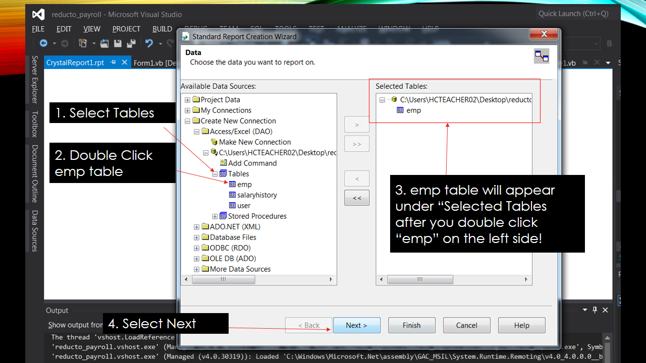 CS Basic Tutor : Activities for students: Connecting MS Access Database ...